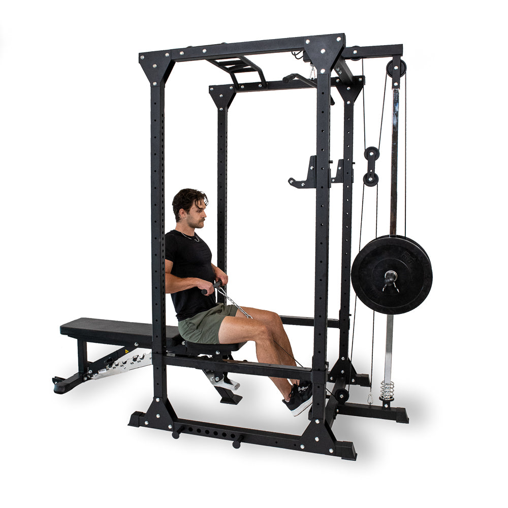 Orion Zenith Power Rack with Lat Row – Northern Fitness
