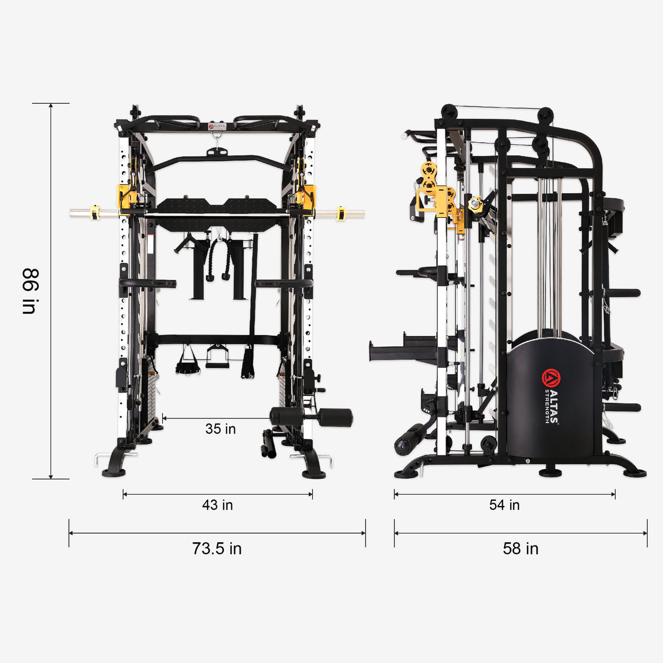 Altas M810 All-in-One Functional Smith Trainer | Northern Fitness