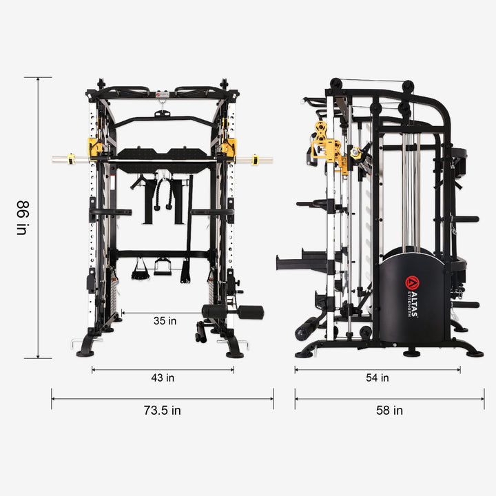Altas M810 All-in-One Functional Smith Trainer | Northern Fitness